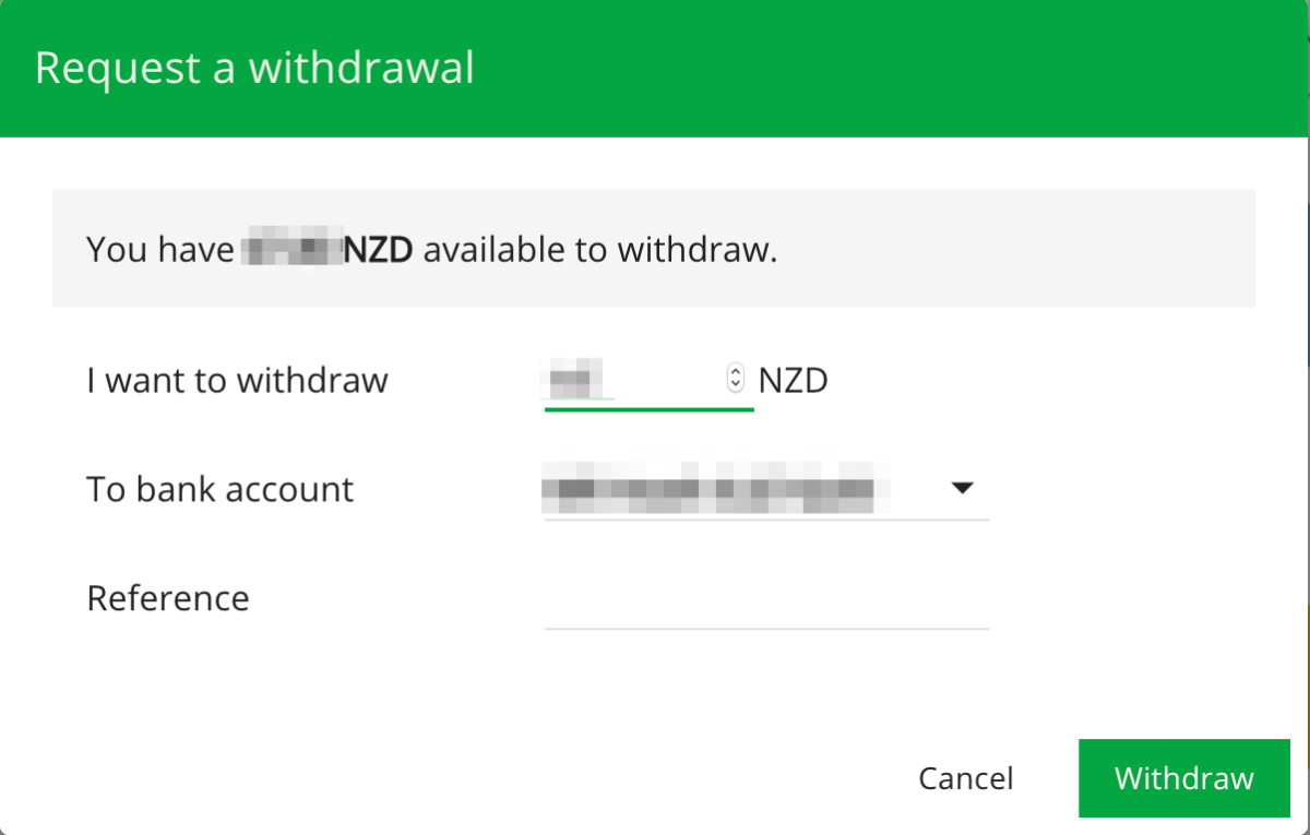 Making Deposits & Withdrawals - InvestNow